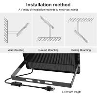China ETL Approved Colored LED Flood Light 150W , 15000LM Waterproof  Security Light for sale