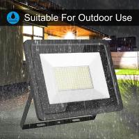 China ETL Approved Colored LED Flood Light 150W , 15000LM Waterproof  Security Light for sale