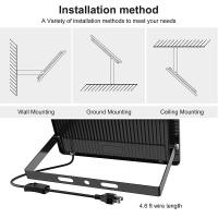 China Daylight White Waterproof LED Flood Light 200W 20000LM IP66 ETL Approved for sale