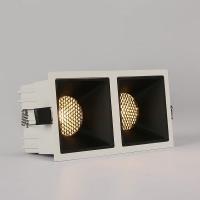 China Dimmable Canless Double Recessed Spotlight , Warm White Linear LED Cob for sale