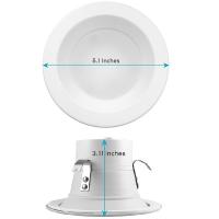 China Ceiling Color Changing LED Flush Mount Light 10W 4 Inch 750lm For Bedroom for sale