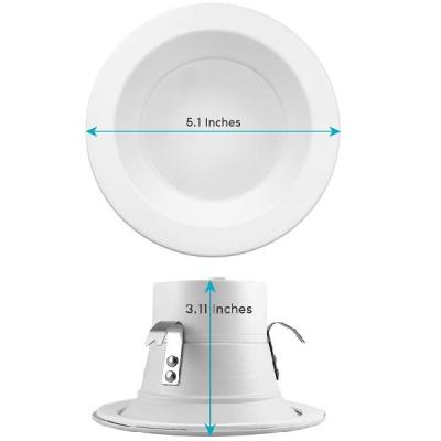 China Ceiling Color Changing LED Flush Mount Light 10W 4 Inch 750lm For Bedroom for sale
