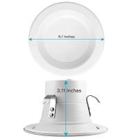 China Plastic LED Surface Mount Ceiling Lights , 750lm 10w LED Ceiling Light for sale