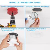China 5cct Flush Mount Round LED Lights , Modern Flush Mount LED Ceiling Lights 4000k for sale