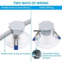 China LED Ceiling Smart Flush Mount Light 4 Inch 10w 5000K All In One ETL Certified for sale