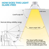 China LED Ceiling Smart Flush Mount Light 4 Inch 10w 5000K All In One ETL Certified for sale
