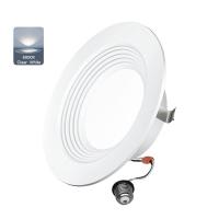 China Anti Glare Ceiling Dimmable LED Flush Mount Light 4 Inch 8.5w 6000k Clear White for sale
