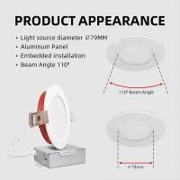 China Recessed Fire Resistant Downlights , COB 5CCT CRI 90 10w LED Downlights for sale