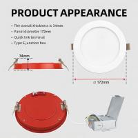 China Fire Rated Dimmable LED Downlights 6inch 15w 5cct UL certified For Bathroom for sale