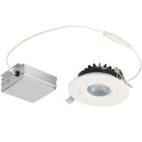 China Adjustable Slim Round LED Downlight , 12w Trimless Fire Rated Downlights for sale