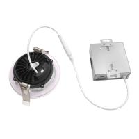 China Adjustable Slim Round LED Downlight , 12w Trimless Fire Rated Downlights for sale