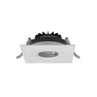 China Indoor White Dimmable LED Downlights 4 Inches AC12V  60Hz Square COB for sale