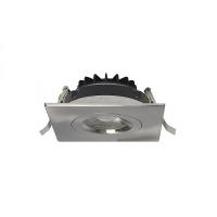 China FCC Passed Plastic Dimmable LED Downlights 4inch 12W CRI 90 With Square Trim for sale