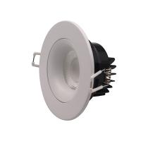 China White LED Eyeball Downlight , 3.5‘’ 9w 5CCT Round Trimless Downlight for sale