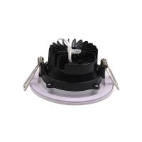 China White LED Eyeball Downlight , 3.5‘’ 9w 5CCT Round Trimless Downlight for sale