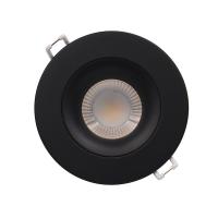 China Black Leading Edge Dimmable LED Downlights 3.5''  9 Watt 750lm  For Wet Location for sale