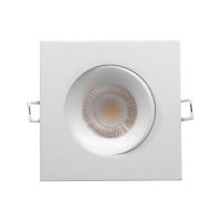 China Residential Square Dimmable LED Downlights 3.5inch 9w 5cct Gimbal Cob Type for sale