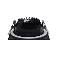 China Aluminum Alloy 12w Trimless Recessed LED Downlights AC12V  Voltage Ultra Slim for sale