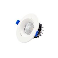 China White Gimbal 12w Dimmable Led Downlights 4inch 60Hz Frequency for sale