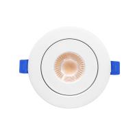 China Round Dimmable LED Recessed Lights , 3.5inch 9w Gimbal Recessed Lighting for sale
