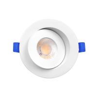 China Round Dimmable LED Recessed Lights , 3.5inch 9w Gimbal Recessed Lighting for sale