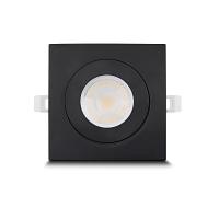 China UL Certified Trimless Square Downlight , 4inch 9w Eyeball Recessed Light for sale