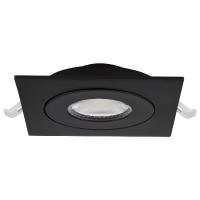 China UL Certified Trimless Square Downlight , 4inch 9w Eyeball Recessed Light for sale