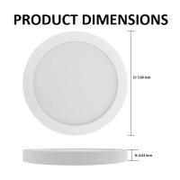 China 9w Dimmable Flush Mount Ceiling Light , 5 Inch Flush Mount Light For Home for sale