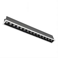 China Black Recessed LED Linear Spotlight 1100lm IP20 ETL Certified for sale