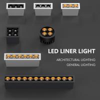 China Linear Aluminum Multi Mini Led Recessed Spot Lights 12w 4000K  COB Type for sale