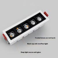 China 10w Indoor Linear Cob Light  , AC12V 3000K Recessed Double Spotlight for sale