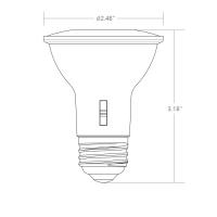 China FCC Approval Dimmer LED Bulbs PAR20 E26 5000K  Adjustable Versatile Control for sale