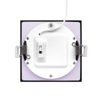 China Square Dimmable Super Slim LED Panel Light , 4 Inch  LED Panel Frame Light IC Rated for sale
