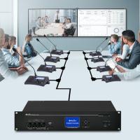 China Full Digital Desktop 8 Pin Wired Meeting Mic System for Conference Room with Speaker for sale