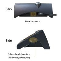 China Full Digital Desktop 8 Pin Wired Meeting Mic System for Conference Room with Speaker for sale