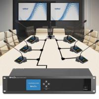 China HUAIN Desktop Digital Wired Audio Video Conference Microphone System Professional Meeting Mic With Voting for sale