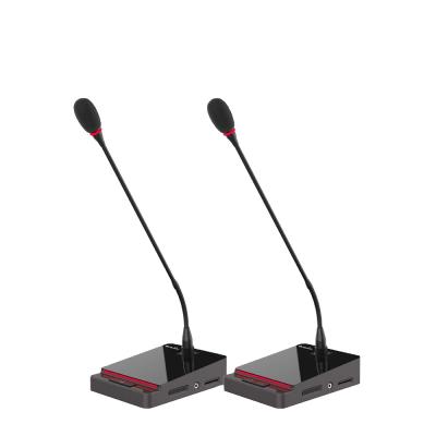 China HUAIN Table Top Digital Audio Basic Wired Gooseneck Congress Chairman Microphone Unit for sale