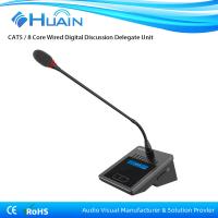 China HUAIN Parliamentary Wired Meeting Microphone Table Digital Conference System Price for sale