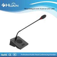 China HUAIN Digital Basic Gooseneck Wired Delegate Conference Microphone Console for Audio Visual System for sale