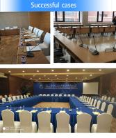 China HUAIN Digital Basic Gooseneck Wired Delegate Conference Microphone Console for Audio Visual System for sale