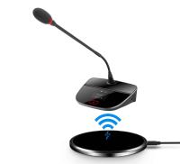 China 3.8 Inch LCD Display Digital 2.4G  Wireless Conference System Microphone Host Serve Controller for sale