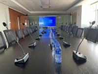 China WiFi UHF Discussion Video Wireless Microphone Audio Digital Conference System for sale