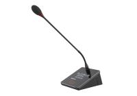 China Wireless Microphone System Pro UHF 4 Channel Lecture Desktop Gooseneck Mic for Karaoke Church Conference for sale