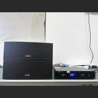 China Professional Dual 6.5 Inch Active Poe Dante Speakers 300w Loudspeaker with Dsp for sale