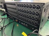 China 32 Channel Dante Analog Switch Audio Interface Box with 48V Phantom Power Control for sale
