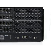 China 32 Channel Dante Analog Switch Audio Interface Box with 48V Phantom Power Control for sale
