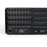 China 32 Channel Dante Analog Switch Audio Interface Box with 48V Phantom Power Control for sale