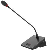 China HUAIN Wired Removable Base 3 Pin Table Condenser Gooseneck Microphone for sale