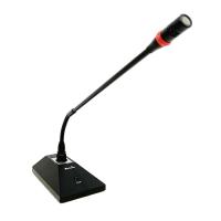 China HUAIN Wired Removable Base 3 Pin Table Condenser Gooseneck Microphone for sale
