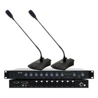 China Flexible Stand 48V 3pin Condenser Gooseneck Microphone Delegate Unit for Conference Meeting for sale